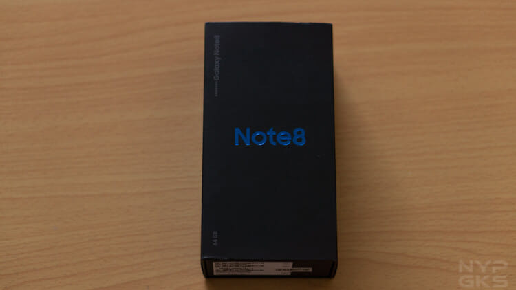 Samsung Galaxy Note 8 Box