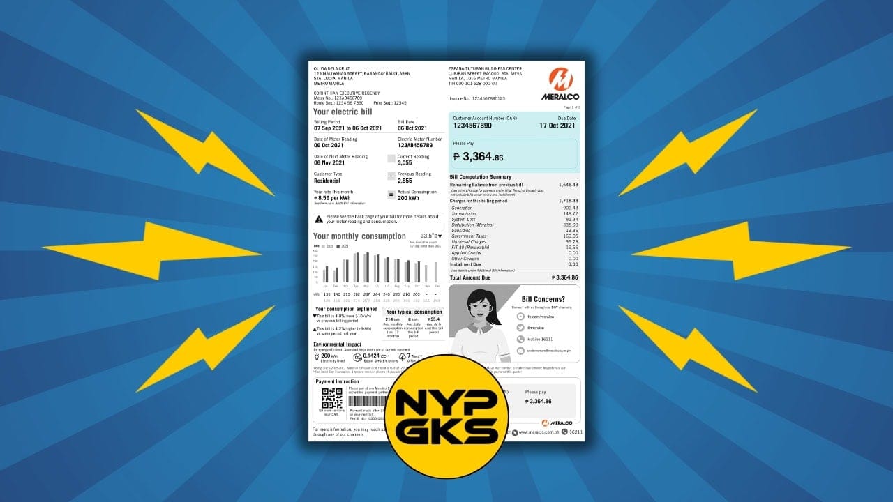 Understanding The Meralco Bill